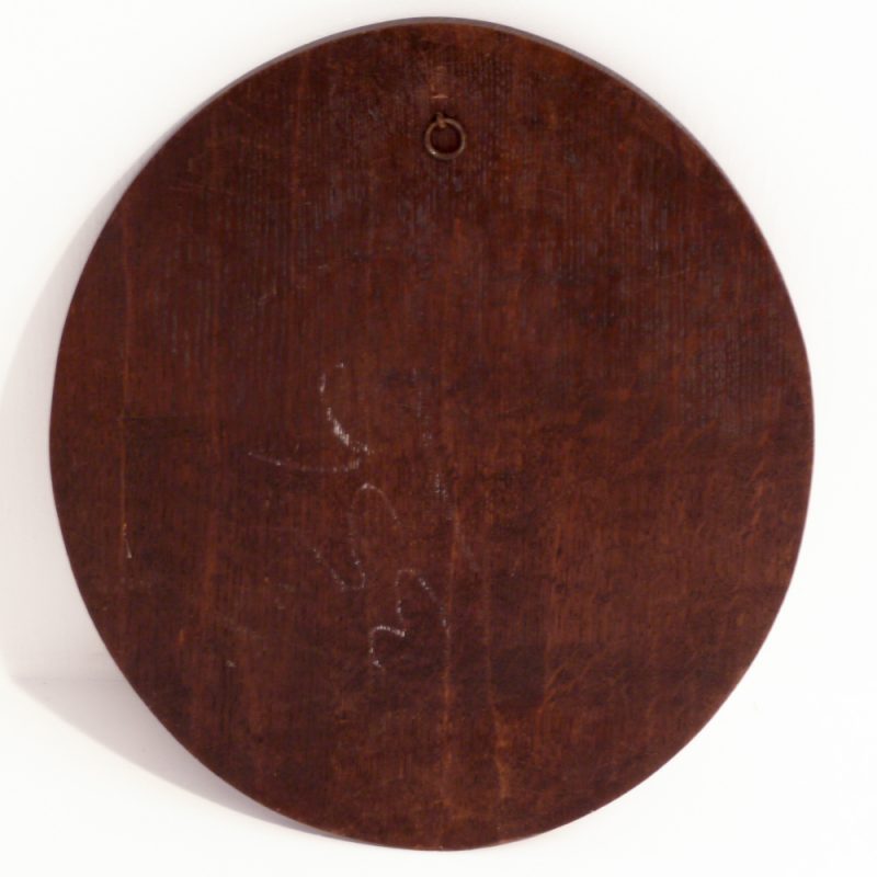 #Art Nouveau Native American Oak Plaques - witchantiques.com