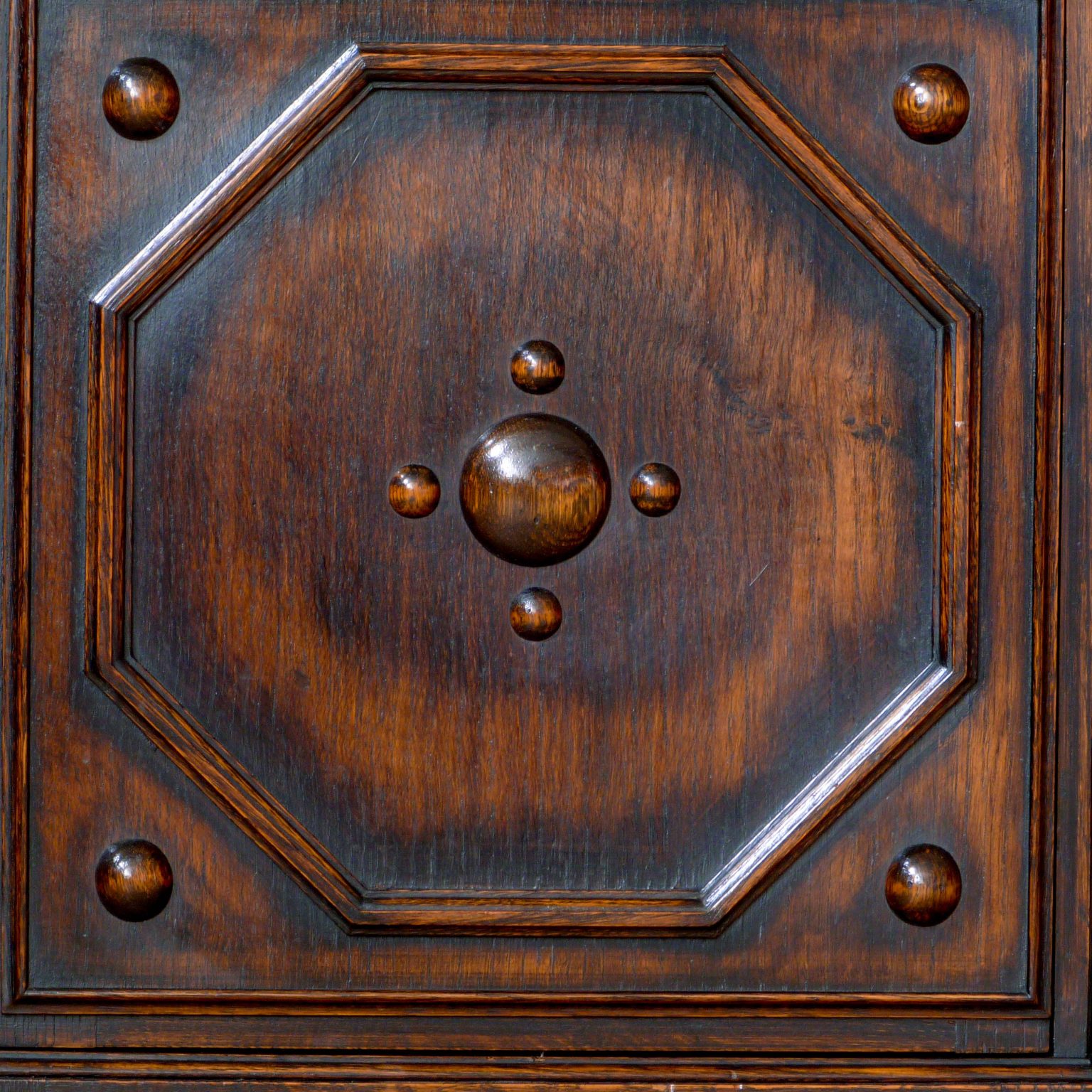 #Jacobean Style Oak Bookcase - witchantiques.com