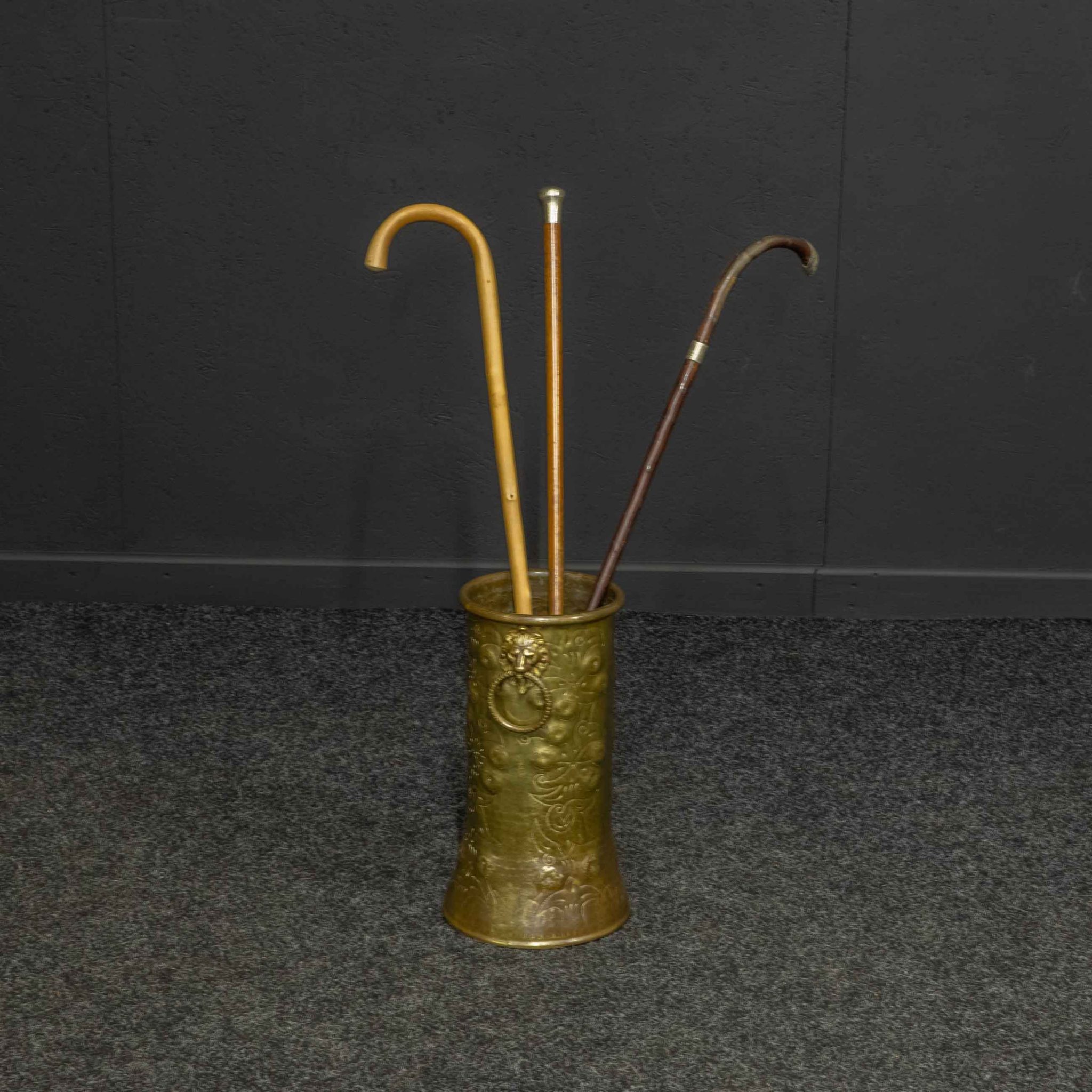 #Victorian Brass Stick Stand - witchantiques.com