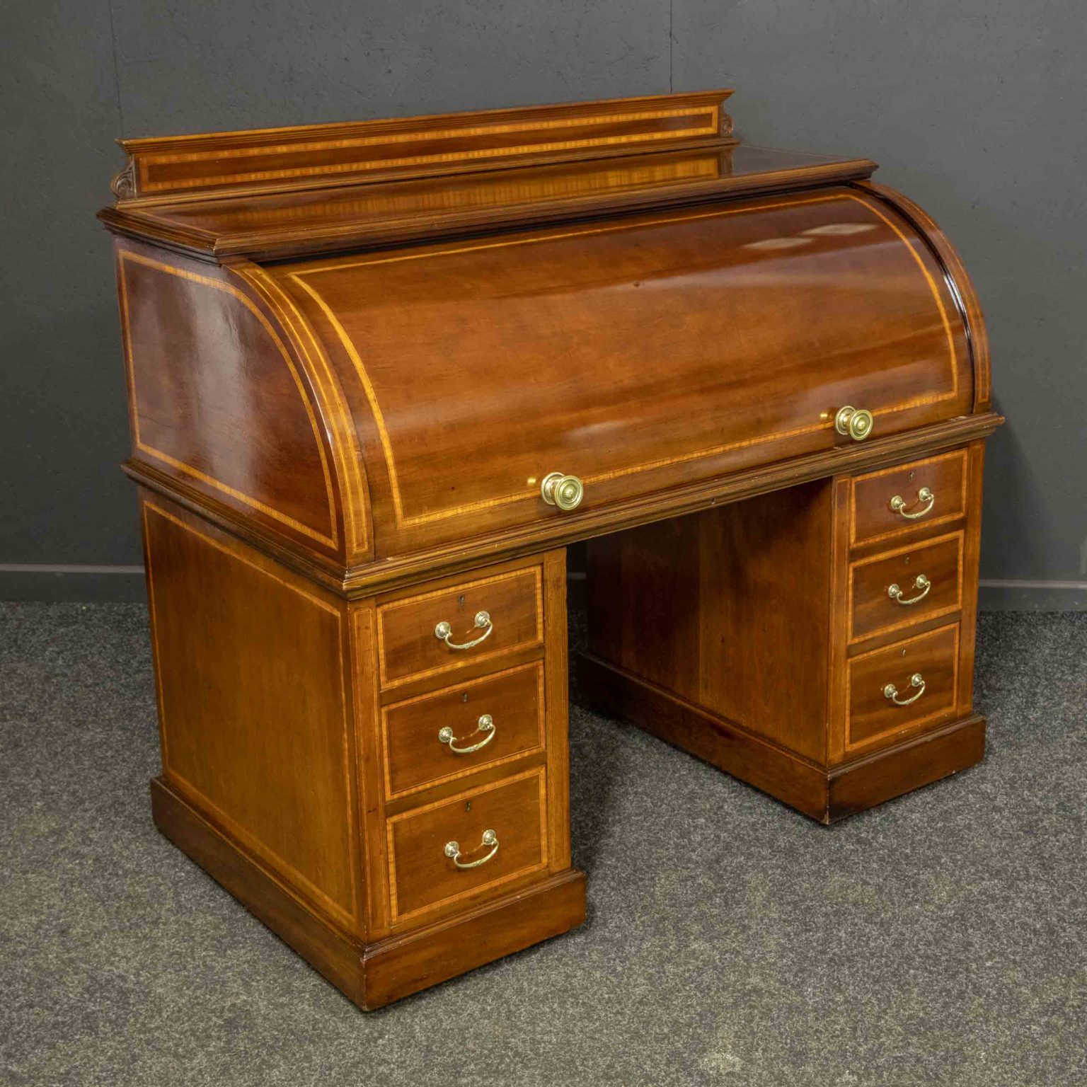 Antique Cylinder Desk - Desks - witchantiques.com