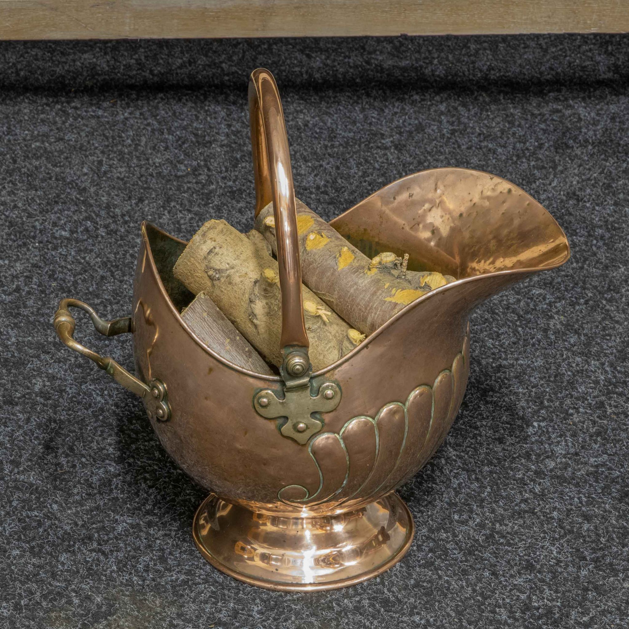 Victorian Copper Coal Helmet - Accessories - witchantiques.com