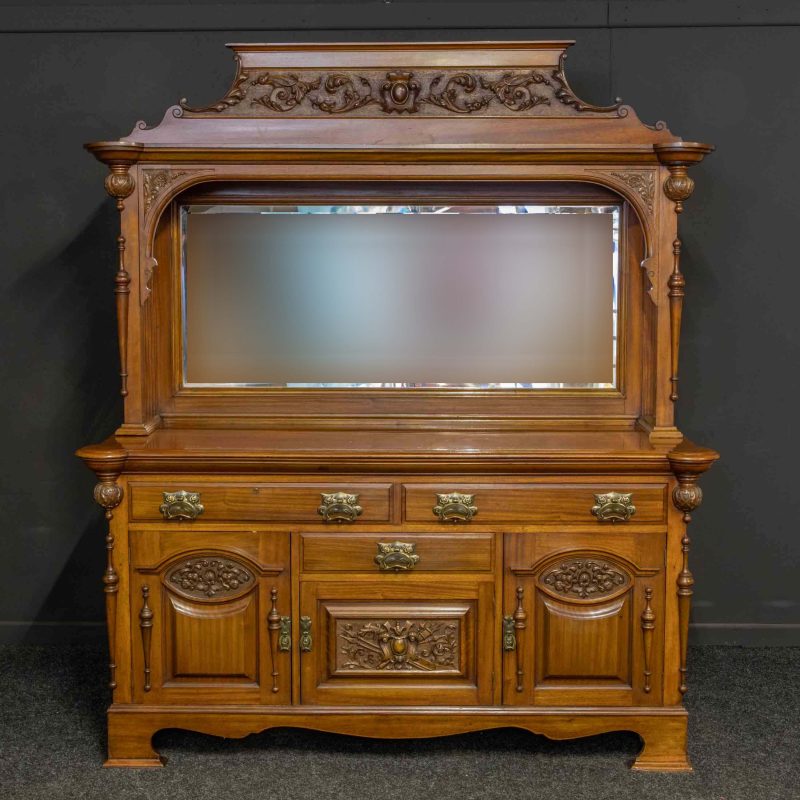 Victorian Mahogany Sideboard - witchantiques.com - Credenzas, Dressers ...